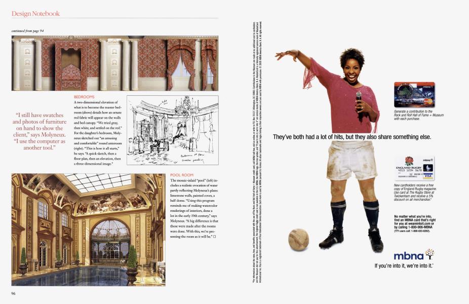 mbna | Architectural Digest | APRIL 2005