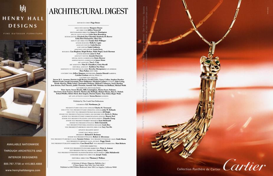 HENRY HALL DESIGNS | Architectural Digest | MAY 2005