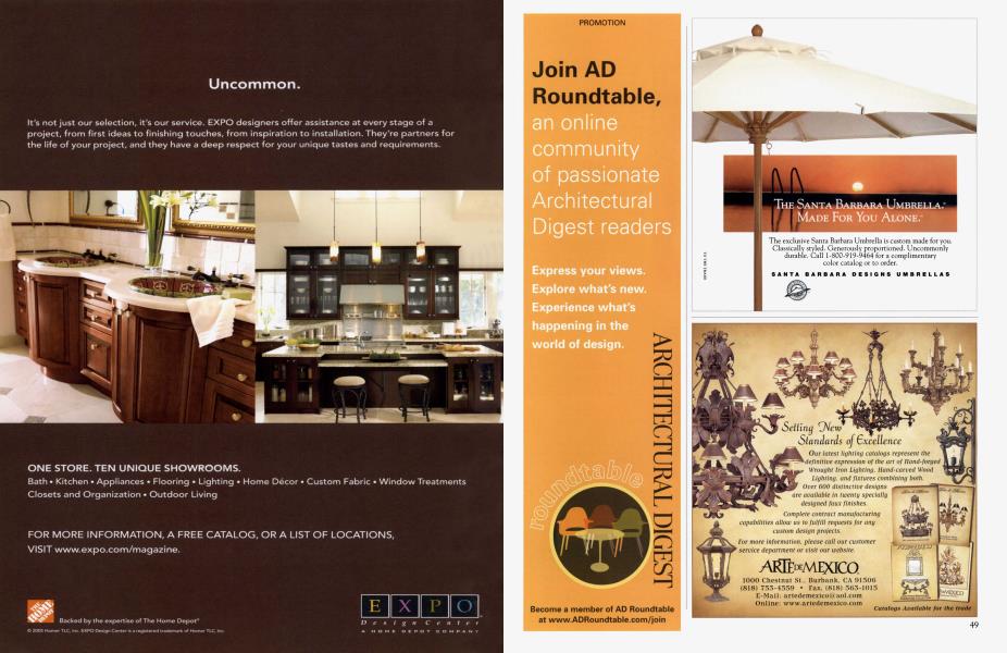 Architectural Digest | Architectural Digest | JULY 2005