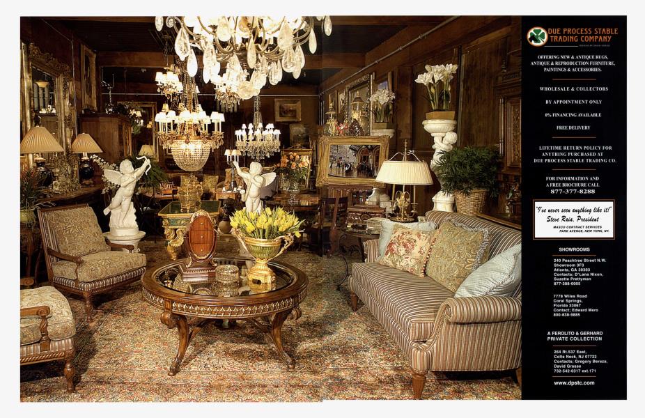 Due Process Stable Trading Company | Architectural Digest | JULY 2005