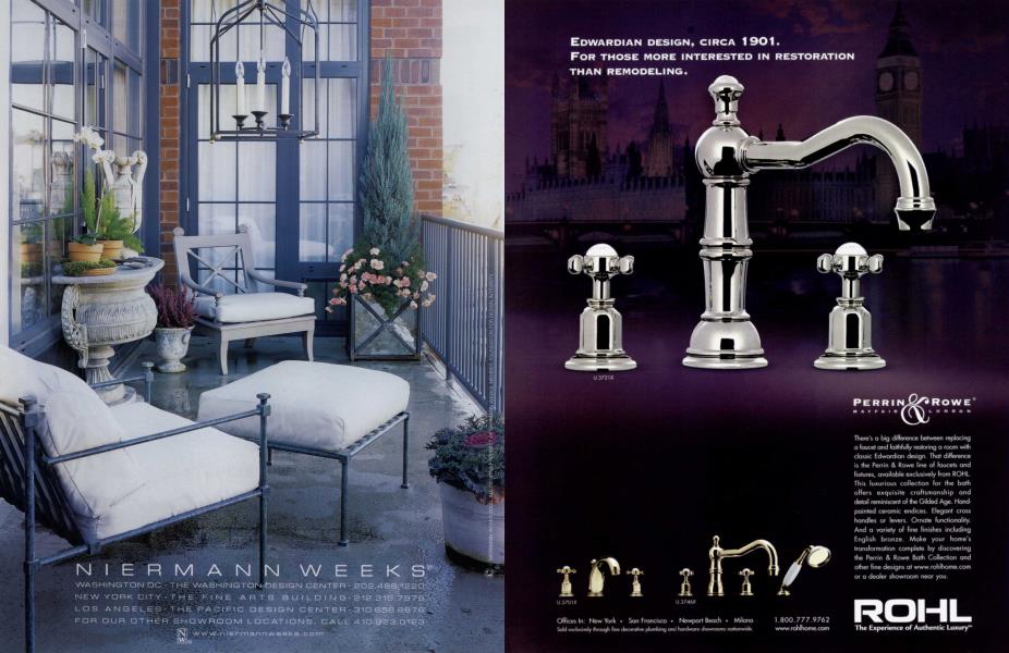 Rohl | Architectural Digest | JULY 2005