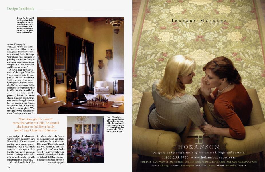 HOKANSON | Architectural Digest | AUGUST 2005