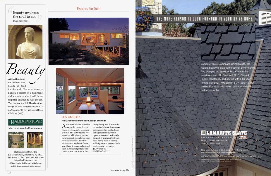 LAMARITE® SLATE | Architectural Digest | SEPTEMBER 2005