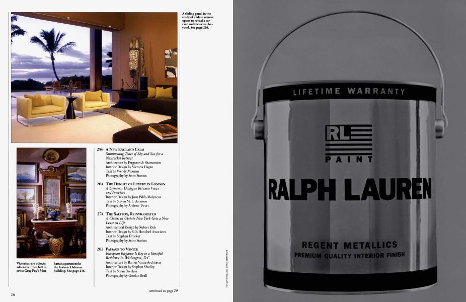 Ralph Lauren Paint | Architectural Digest | OCTOBER 2005