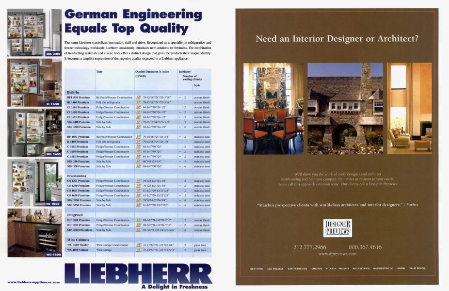 Designer Previews | Architectural Digest | OCTOBER 2005