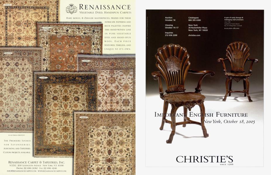 Christie's | Architectural Digest | OCTOBER 2005
