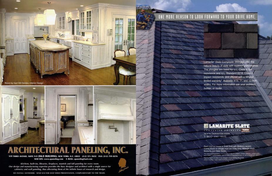 Lamarite Slate | Architectural Digest | OCTOBER 2005
