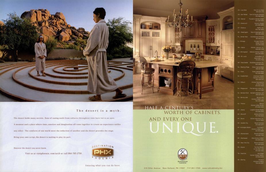 Rutt® | Architectural Digest | OCTOBER 2005