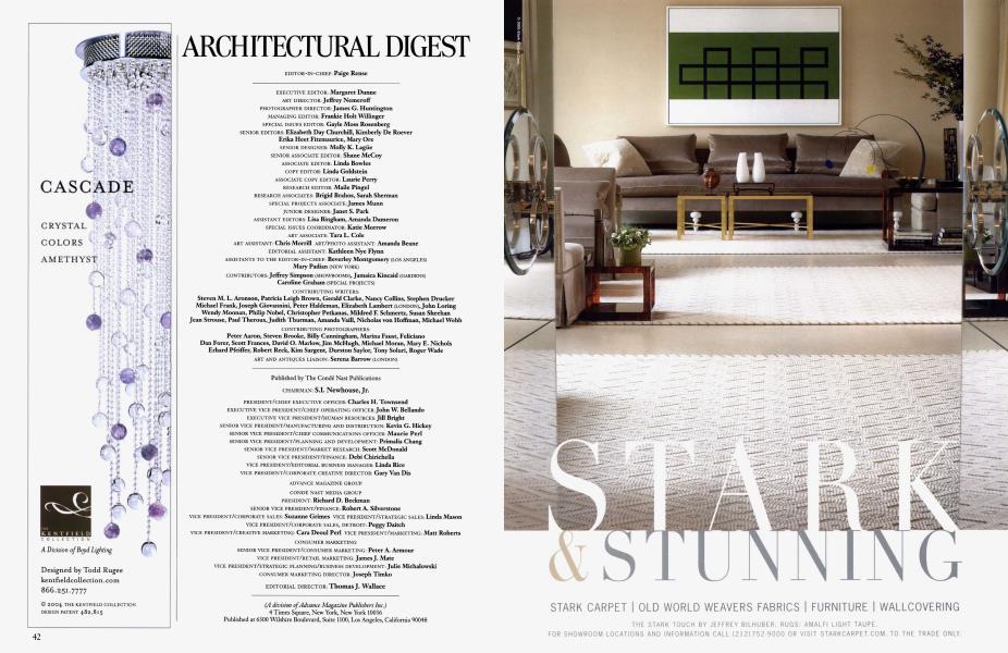 ARCHITECTURAL DIGEST | Architectural Digest | NOVEMBER 2005