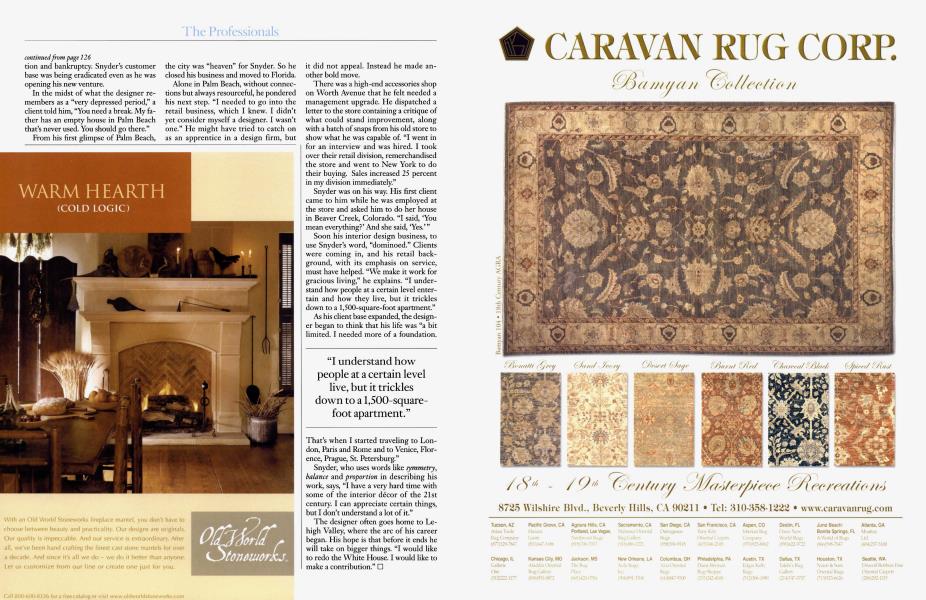 CARAVAN RUG CORP. | Architectural Digest | NOVEMBER 2005