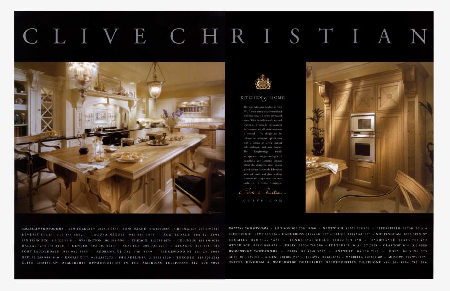 CLIVE CHRISTIAN | Architectural Digest | DECEMBER 2005