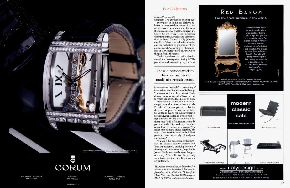 RED BARON | Architectural Digest | DECEMBER 2005