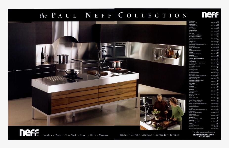 neff Kitchens® | Architectural Digest | MARCH 2006