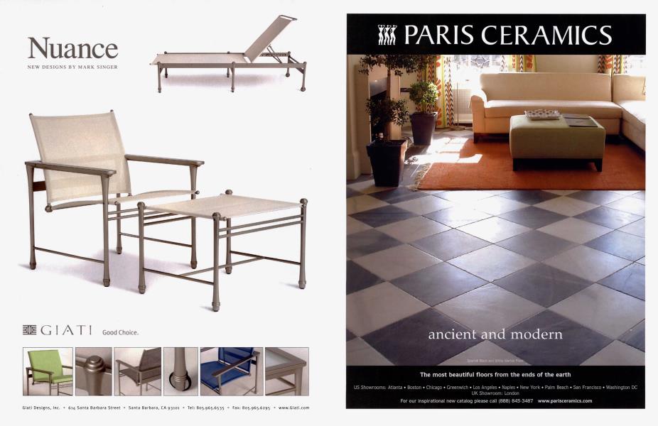 GIATI | Architectural Digest | APRIL 2006