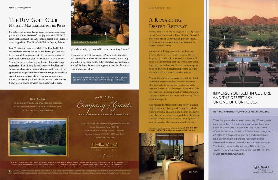 THE RIM | Architectural Digest | APRIL 2006