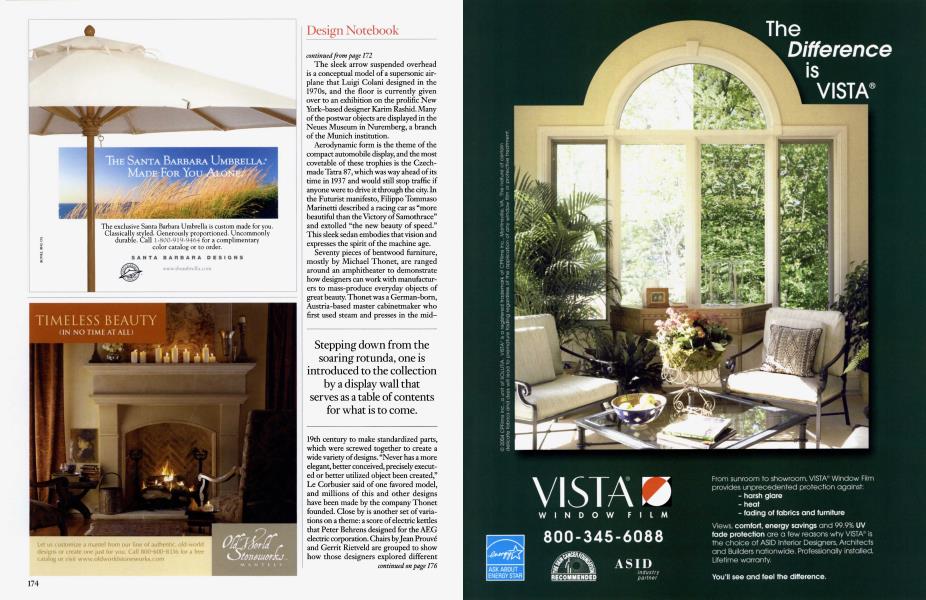 Vista® | Architectural Digest | MAY 2006