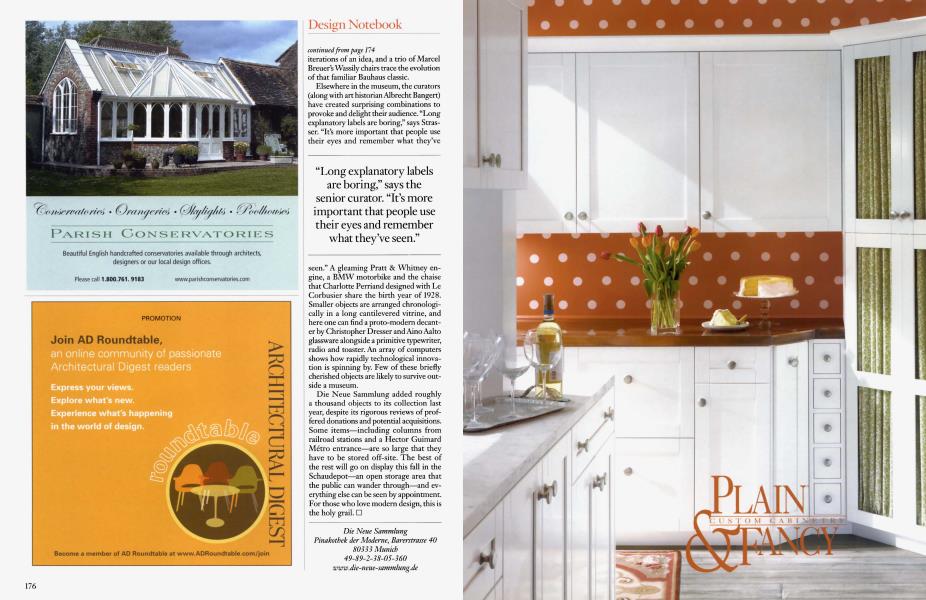 Plain & Fancy Custom Cabinetry | Architectural Digest | MAY 2006