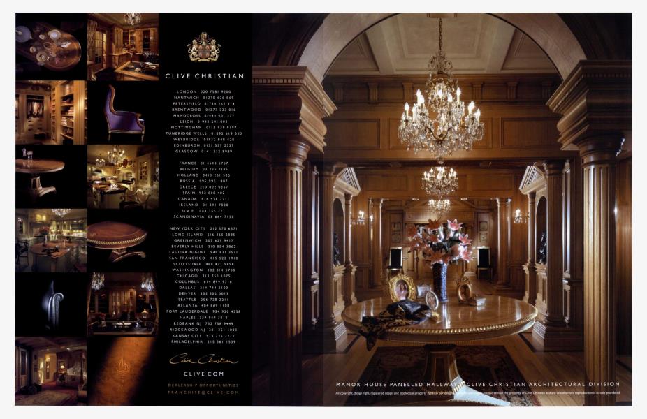 CLIVE CHRISTIAN | Architectural Digest | JUNE 2006