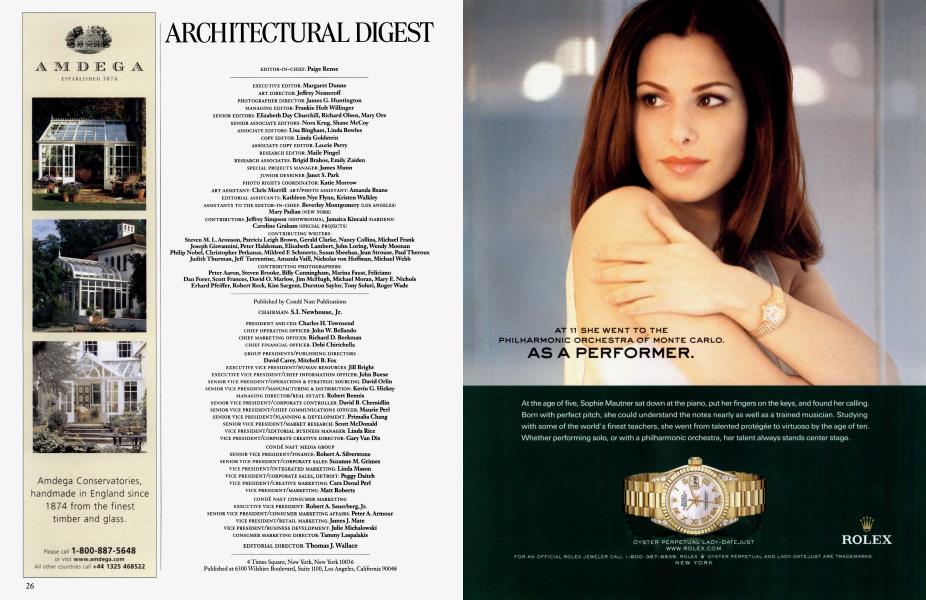 ARCHITECTURAL DIGEST | Architectural Digest | JUNE 2006