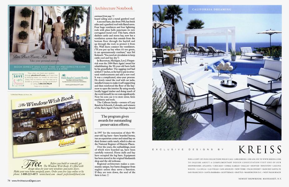 Hurd™ windows and Doors | Architectural Digest | JUNE 2006