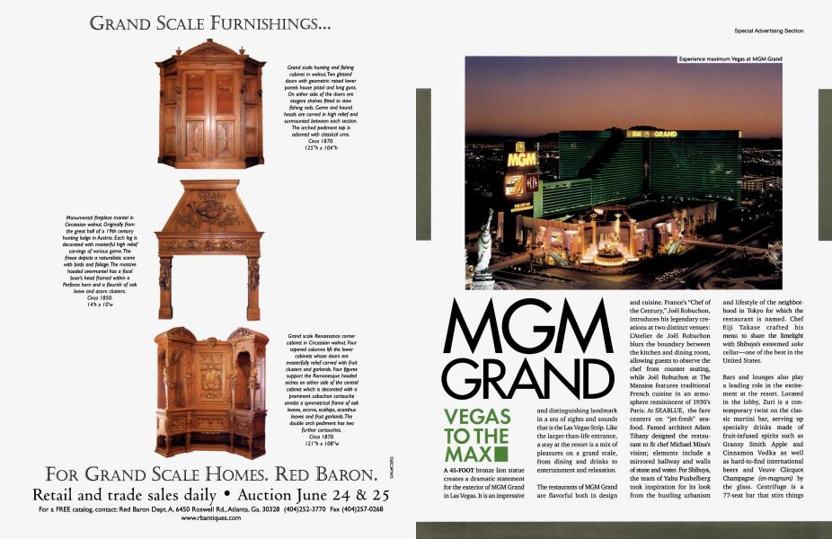 Grand Scale Furnishings… | Architectural Digest | JUNE 2006