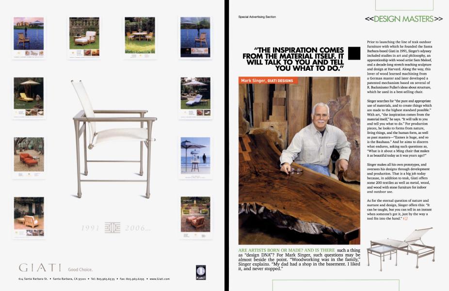 GIATI | Architectural Digest | JUNE 2006