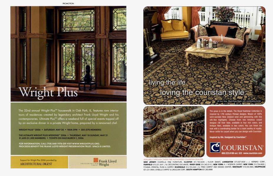 Wright Plus℠ | Architectural Digest | JUNE 2006
