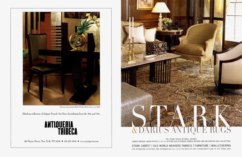 STARK & DARIUS ANTIQUE RUGS | Architectural Digest | JUNE 2006