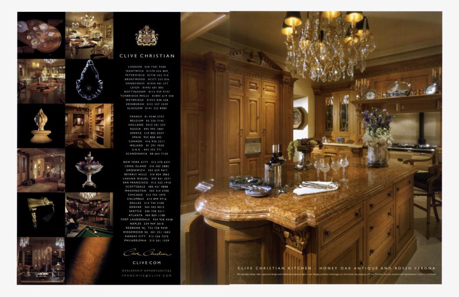 CLIVE CHRISTIAN | Architectural Digest | AUGUST 2006