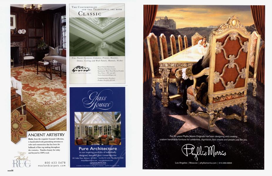Phyllis Morris | Architectural Digest | SEPTEMBER 2006
