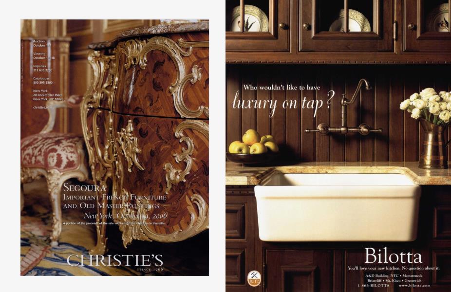 Christie's | Architectural Digest | SEPTEMBER 2006