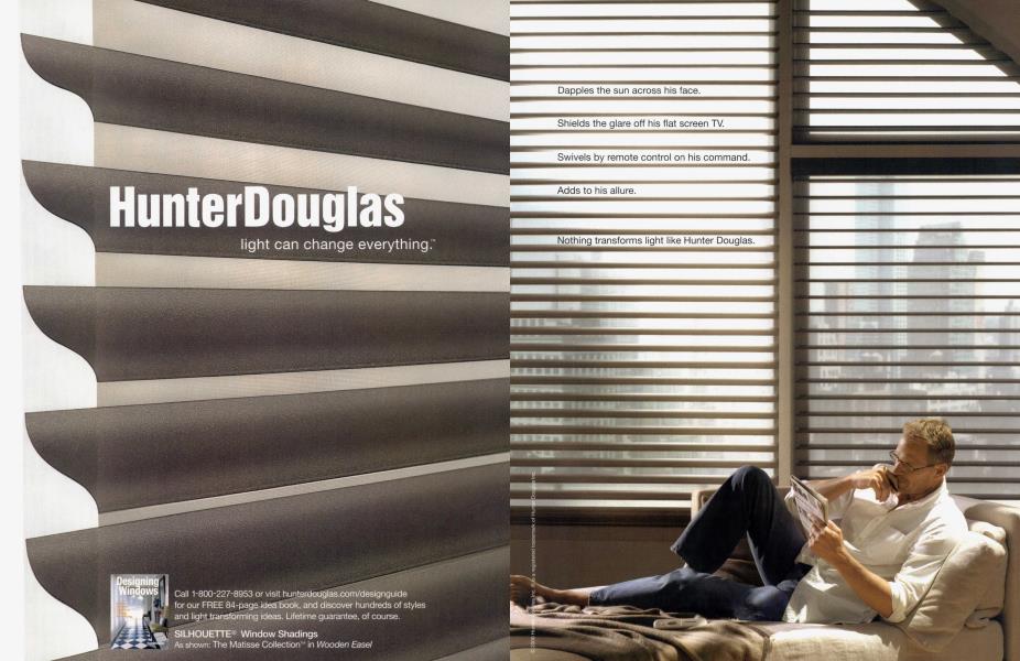 HunterDouglas | Architectural Digest | OCTOBER 2006