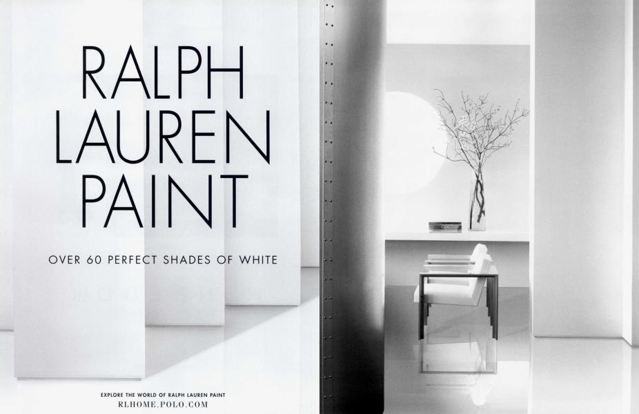 Ralph Lauren Paint | Architectural Digest | NOVEMBER 2006