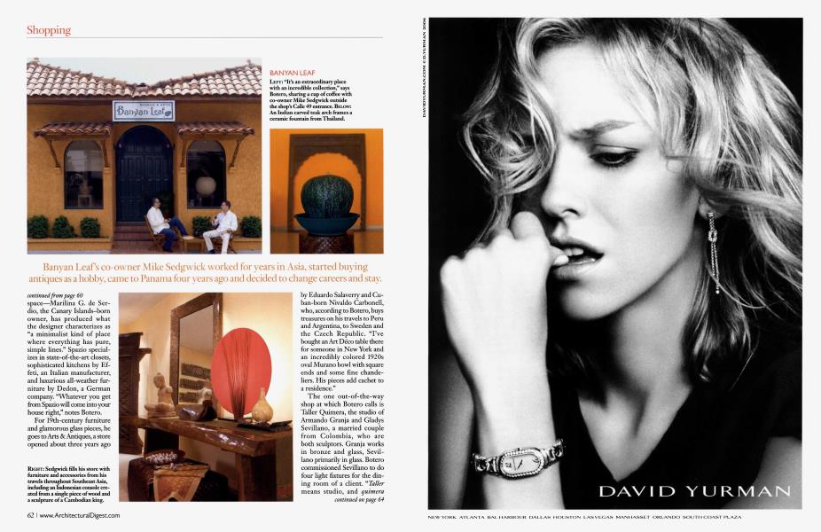 David Yurman | Architectural Digest | NOVEMBER 2006