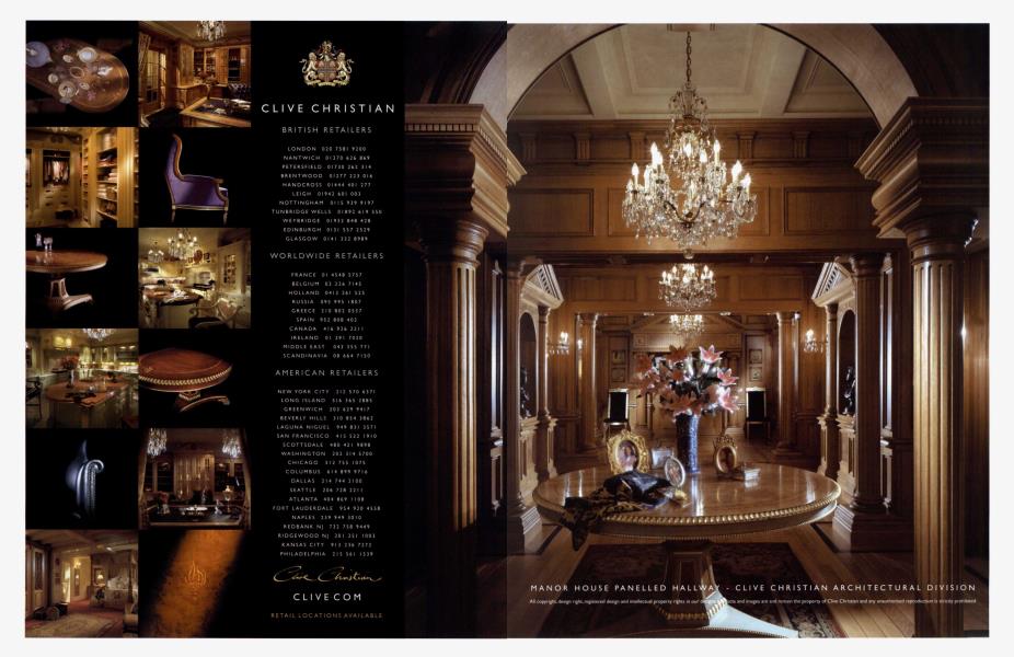 CLIVE CHRISTIAN | Architectural Digest | DECEMBER 2006