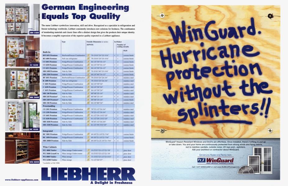 WinGuard | Architectural Digest | DECEMBER 2006