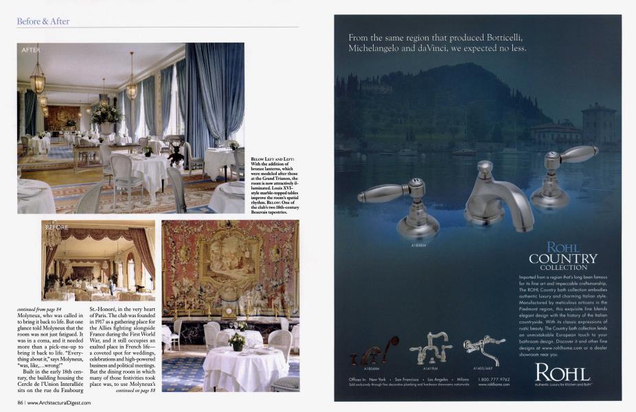 ROHL® | Architectural Digest | FEBRUARY 2007