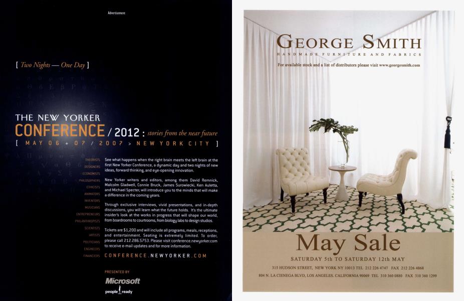 George Smith | Architectural Digest | MAY 2007