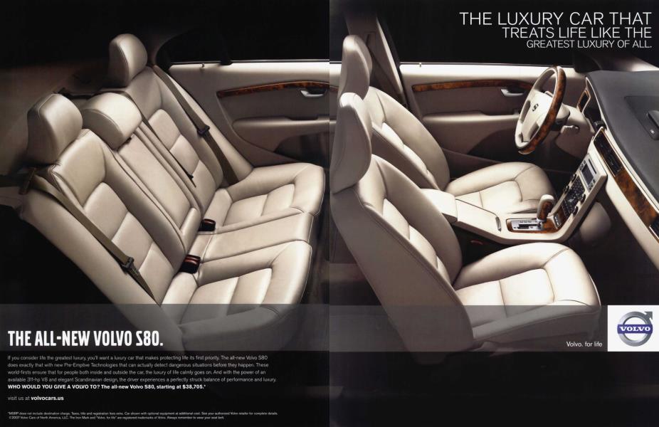 The All-New Volvo S80. | Architectural Digest | MAY 2007