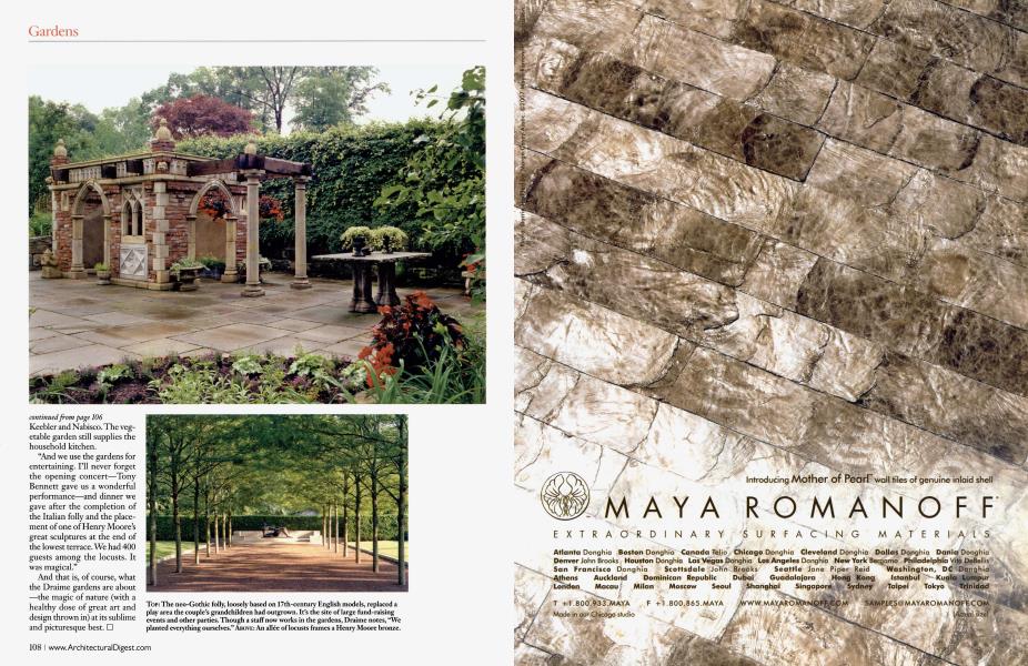 MAYA ROMANOFF® | Architectural Digest | JUNE 2007