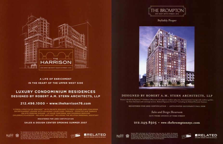 THE HARRISON | Architectural Digest | JULY 2007