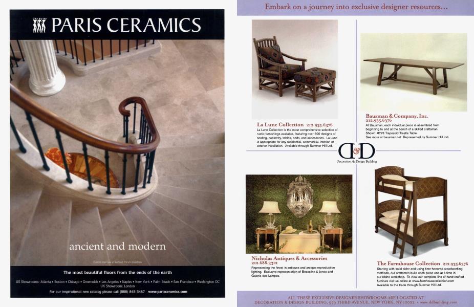 Decoration & Design Building | Architectural Digest | OCTOBER 2007