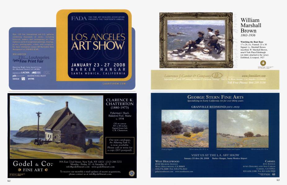 GEORGE STERN FINE ARTS | Architectural Digest | JANUARY 2008