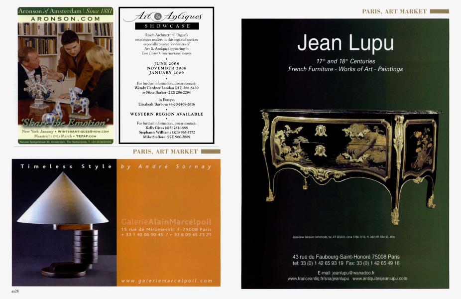 Jean Lupu | Architectural Digest | JANUARY 2008