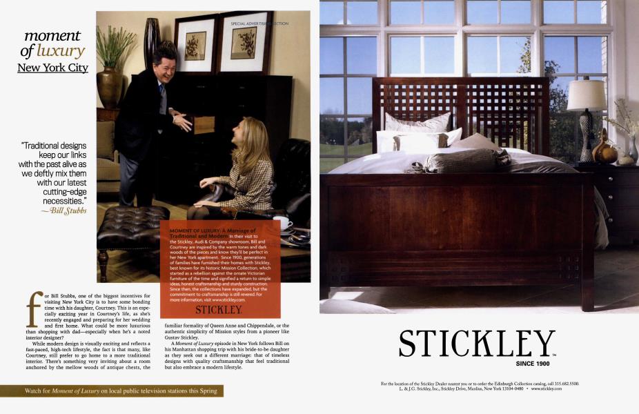 Stickley® | Architectural Digest | FEBRUARY 2008