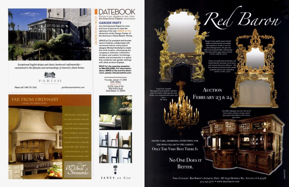 Red Baron | Architectural Digest | FEBRUARY 2008