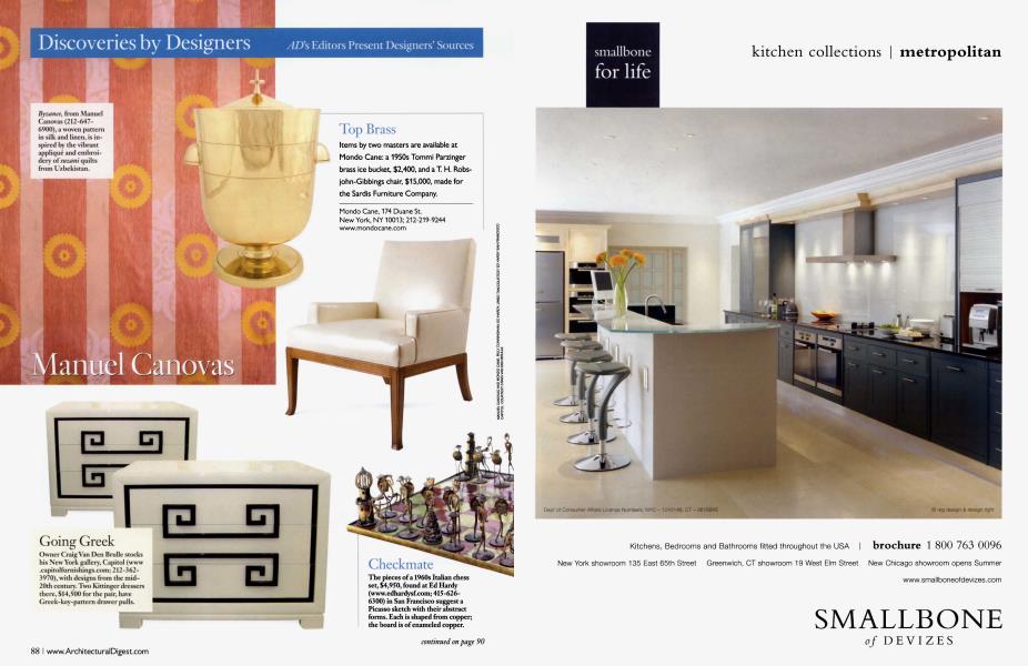 SMALLBONE of DEVIZES | Architectural Digest | MARCH 2008