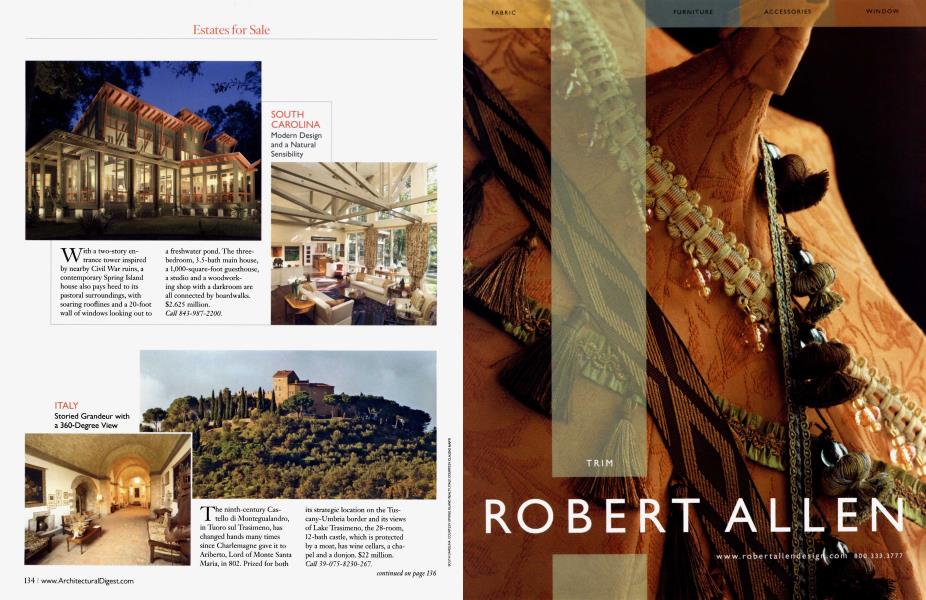 Robert Allen | Architectural Digest | MARCH 2008