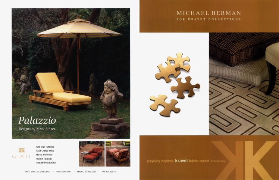 MICHAEL BERMAN FOR KRAVET | Architectural Digest | APRIL 2008