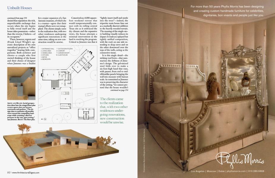 Phyllis Morris | Architectural Digest | MAY 2008